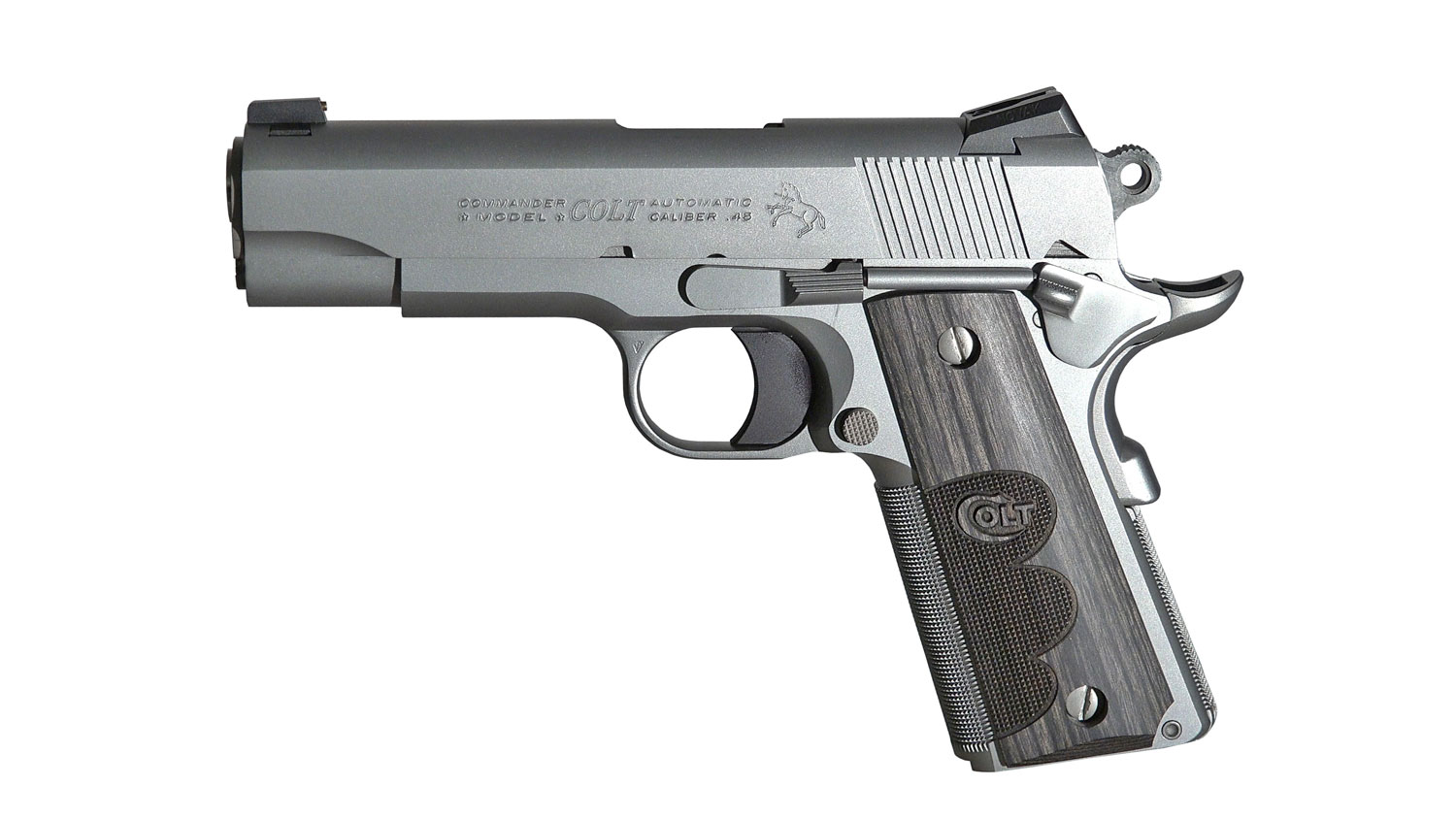 NRA Gun of the Week: Colt Wiley Clapp Stainless Commander Pistol | An ...